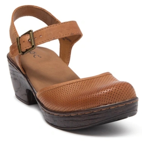 boc | Shoes | Boc Born Concept Stone Tan Leather Mary Jane Closedtoe ...